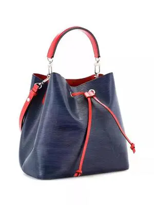 LOUIS VUITTON Neonoe Handbag Epi Leather Mm Bucket Bag - Blue