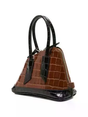 Attico Mini Sant Ambroeus Croc-effect Tote Bag