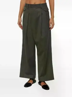 Issey Miyake Pleated Wrap-front Trousers