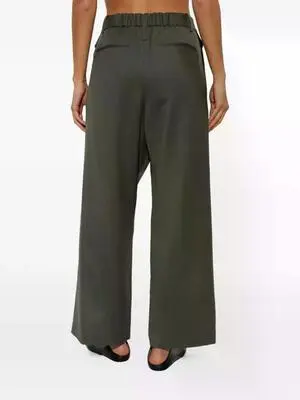 Issey Miyake Pleated Wrap-front Trousers