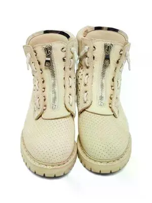 Balmain Taiga Perforated Combat Boots