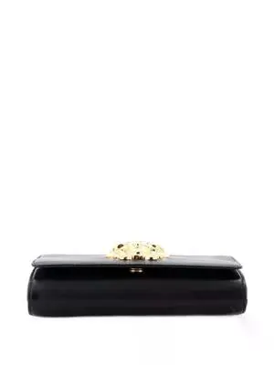 Versace Medusa Chain Leather Small Clutch Bag
