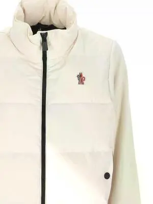 Moncler Quilted Panelled Jacket - Neutrals
