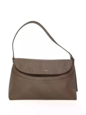 Orciani Medium Nana Grained Calf Leather Shoulder Bag