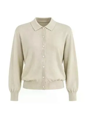 BASERANGE Tier Polo Cardigan