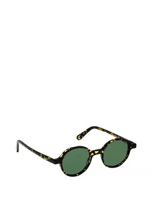 L.g.r Reunion Round-frame Sunglasses - Brown