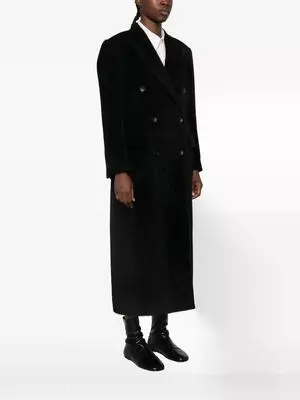 Tagliatore Double-breasted Alpaca-blend Coat