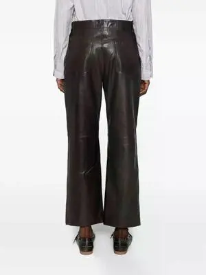 Max Mara Leather Trousers