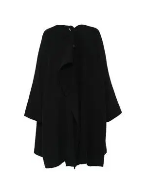Yohji Yamamoto 1990s Draped Button-up Coat