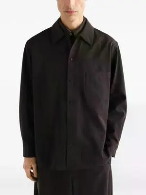 LEMAIRE Light Overshirt In Wool Gabardine