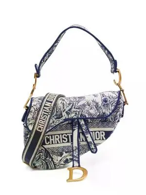 DIOR 2021 Saddle Toile De Jouy Shoulder Bag