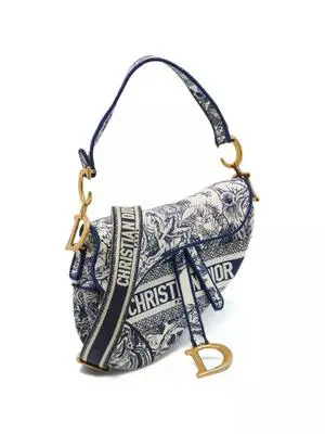 Dior 2021 Saddle Toile De Jouy Shoulder Bag