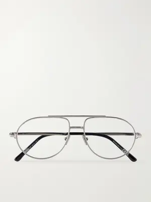 TOM FORD Aviator-style Titanium Glasses