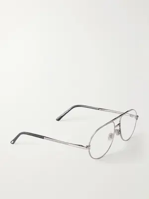 TOM FORD Aviator-style Titanium Glasses