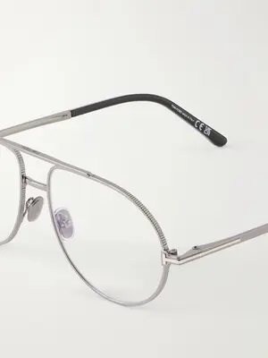 TOM FORD Aviator-style Titanium Glasses