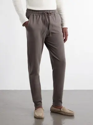 Zimmerli Stretch Modal And Cotton-blend Jersey Pyjama Trousers