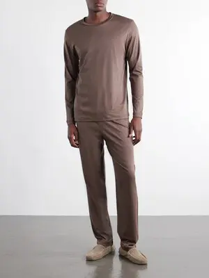 Zimmerli Sea Island Cotton-jersey Pyjama Trousers