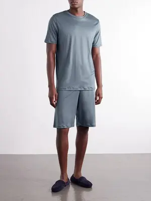 Zimmerli Sea Island Cotton-jersey Pyjama Set