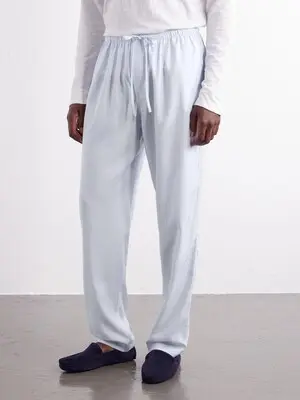Zimmerli Straight-leg Striped Tencel™ Lyocell Pyjama Trousers