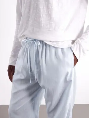Zimmerli Straight-leg Striped Tencel™ Lyocell Pyjama Trousers