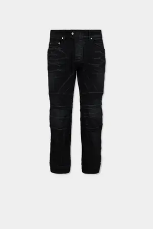Dsquared2 Rubberized Skiers Ski Cropped Jeans