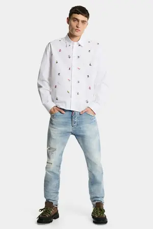 Dsquared2 Light Faded Teddy Jeans