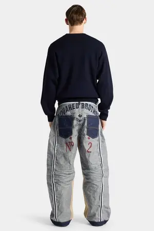 Dsquared2 Inside Out Wide Jeans
