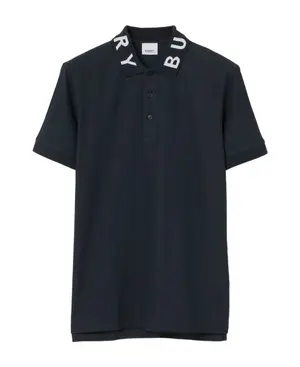 Burberry Logo Polo Shirt - Black