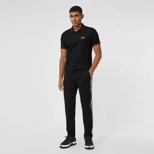 Burberry Logo Appliqué Polo Shirt