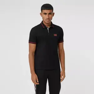 Burberry Logo Appliqué Polo Shirt