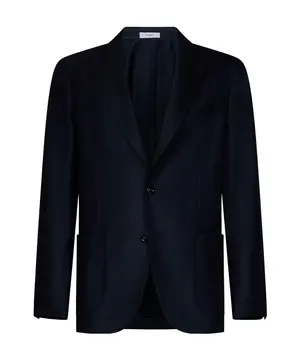 Boglioli Single-breasted Long-sleeved Blazer - Black