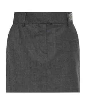 Off-White Skirt 2fs00357b 0-w065 - Grey
