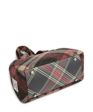 VIVIENNE WESTWOOD Logo Embroidered Checked Handbag