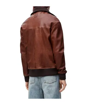 Loewe Zip-up Jacket In Nappa Lambskin