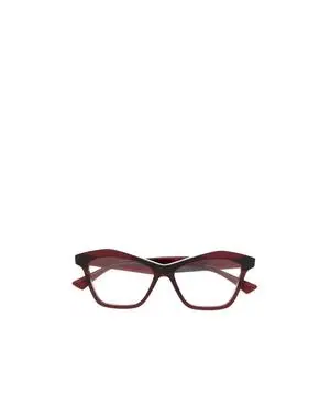 Bottega Veneta Cat-eye Frame Glasses - Red