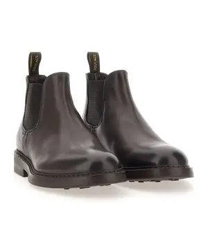 DOUCAL'S Round-toe Slip-on Boots