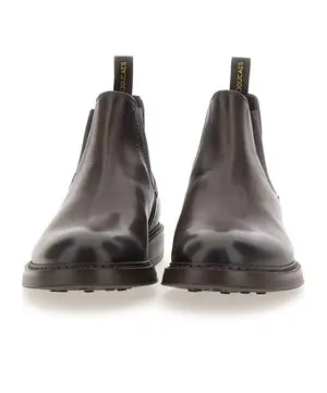 DOUCAL'S Round-toe Slip-on Boots