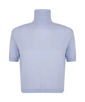 N.21 Short-sleeve Roll-neck Sweater - No