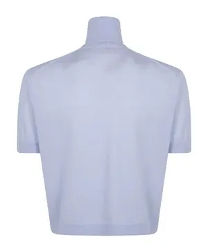N.21 Short-sleeve Roll-neck Sweater