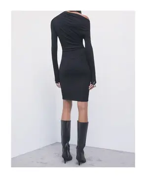 Patrizia Pepe Pleated Detail Dress