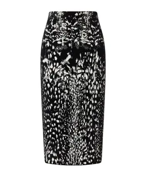 TOM FORD Leopard Print Midi Skirt - No