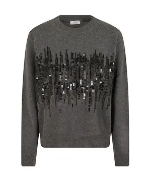 Peserico Long-sleeved Sequin Sweater - No