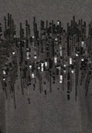 Peserico Long-sleeved Sequin Sweater - No
