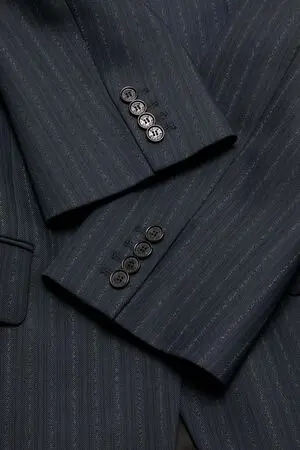 Acne Studios Pinstripe Wool Suit Jacket