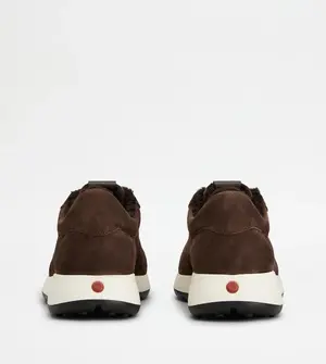 TOD'S Panelled Low-top Sneakers - Brown