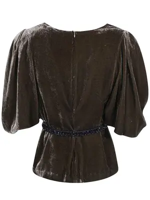 P.a.r.o.s.h Puff-sleeve Top - No