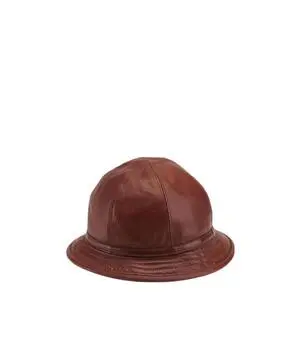 Gucci Horsebit-detail Leather Bucket Hat - Red
