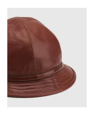 Gucci Horsebit-detail Leather Bucket Hat