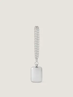 Givenchy Micro Evening Clutch In Metal Leather With Chain