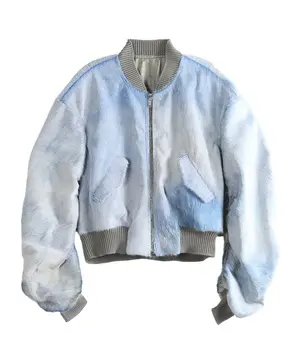 Rick Owens Secchia Flight Zip-up Leather Bomber Jacket - No